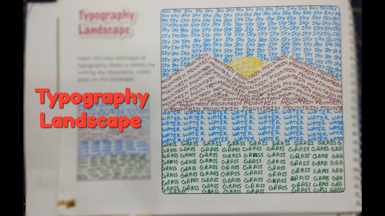 Class 3 (Typography Landscape). - YouTube