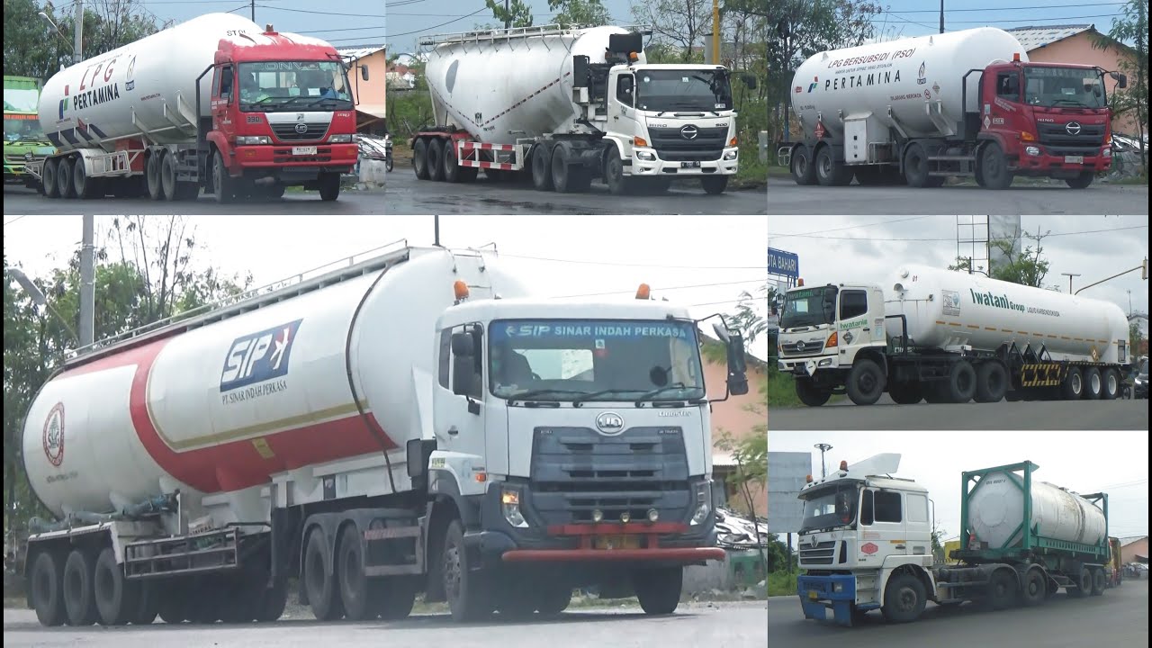 Truk Tangki Trailer Pertamina LPG, Truck Trailer Tangki Semen, Truk ...