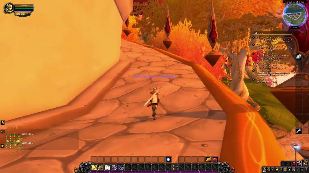 WOW: Starter Zones: Blood Elf Part 4 - YouTube