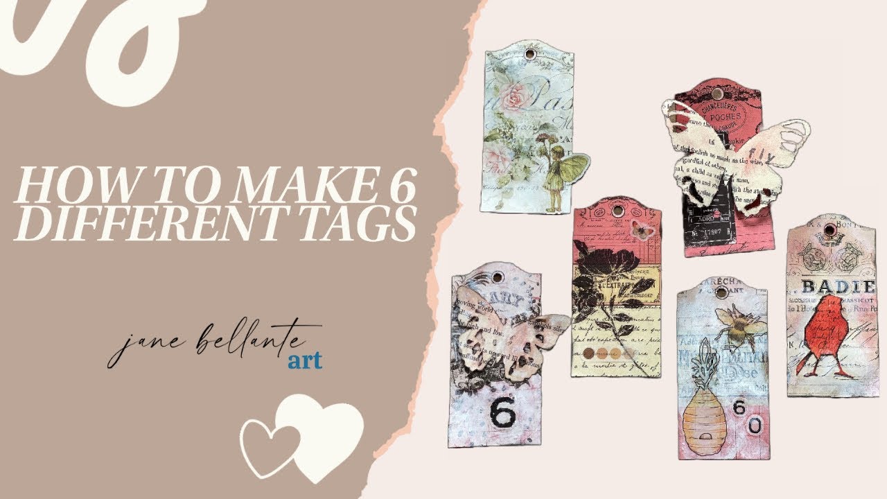 How to Make 6 Different Tags - YouTube