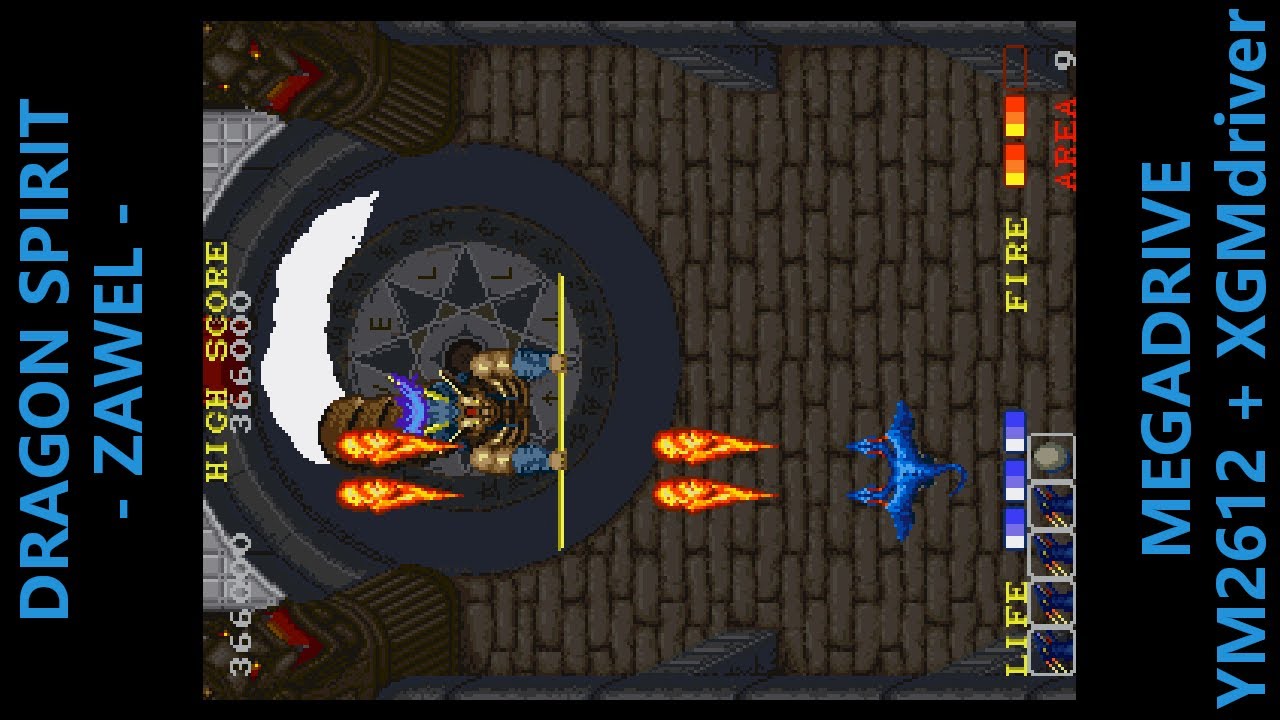 [BGM] DRAGON SPIRIT - ZAWEL - [MEGADRIVE XGM driver] - YouTube