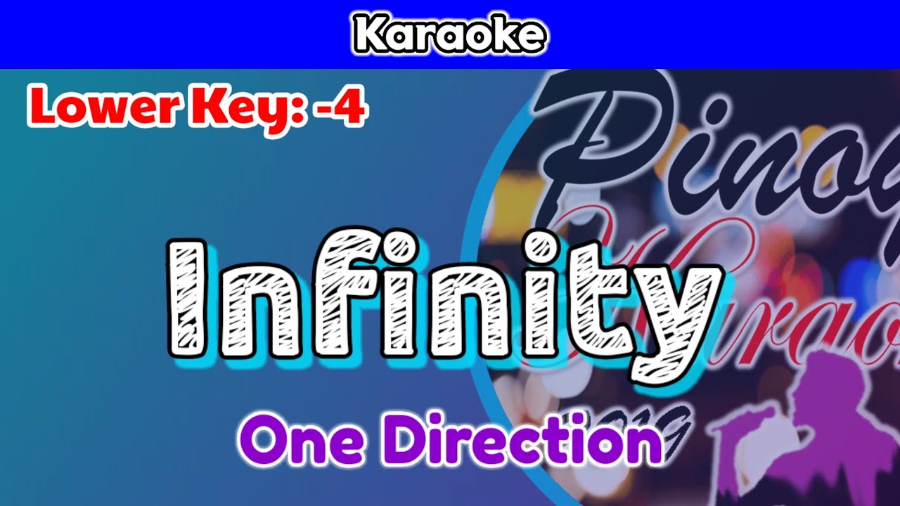 Infinity by One Direction (Karaoke : Lower Key : -4) - YouTube