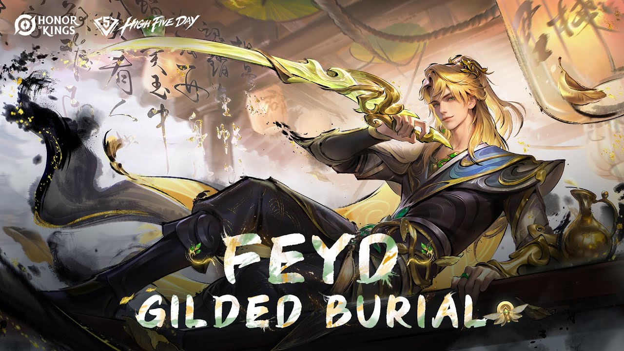 Gilded Burial Feyd | Skin Showcase | Honor of Kings - YouTube