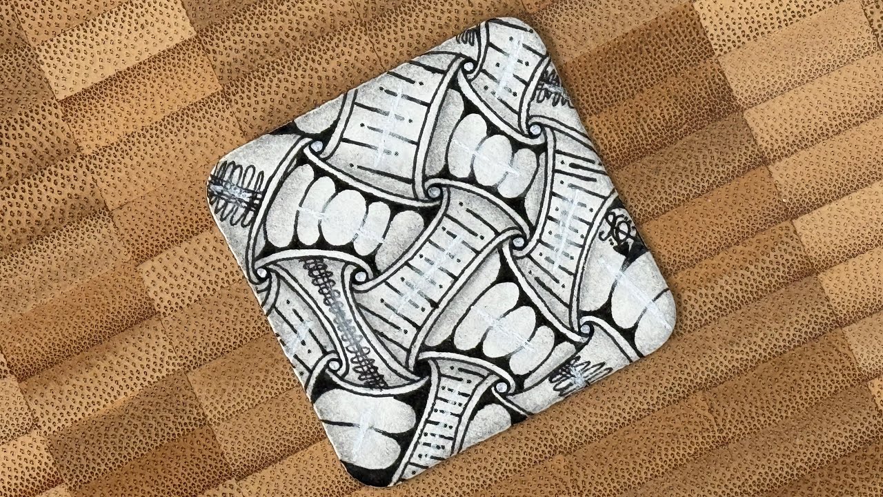 Zentangle Tangle Time 7 - YouTube