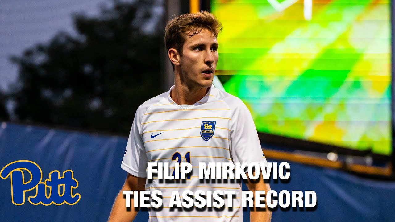 Pitt's Filip Mirkovic Ties 25-Year Old Assist Record - YouTube