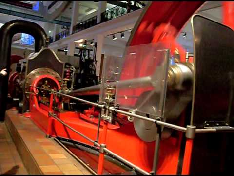 Giant Steam Engine at the Science Museum - YouTube