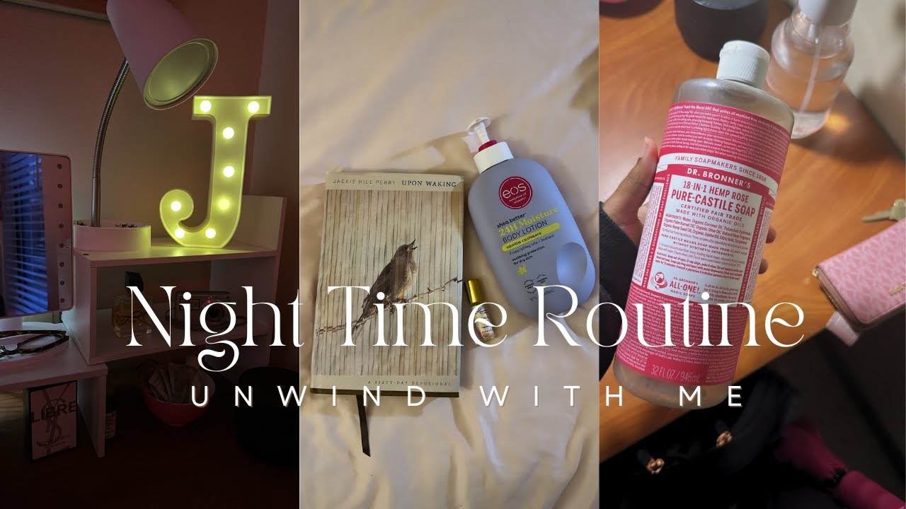 Fall Night Routine | chill and unwind with me: skincare, cleaning, and bible study - YouTube