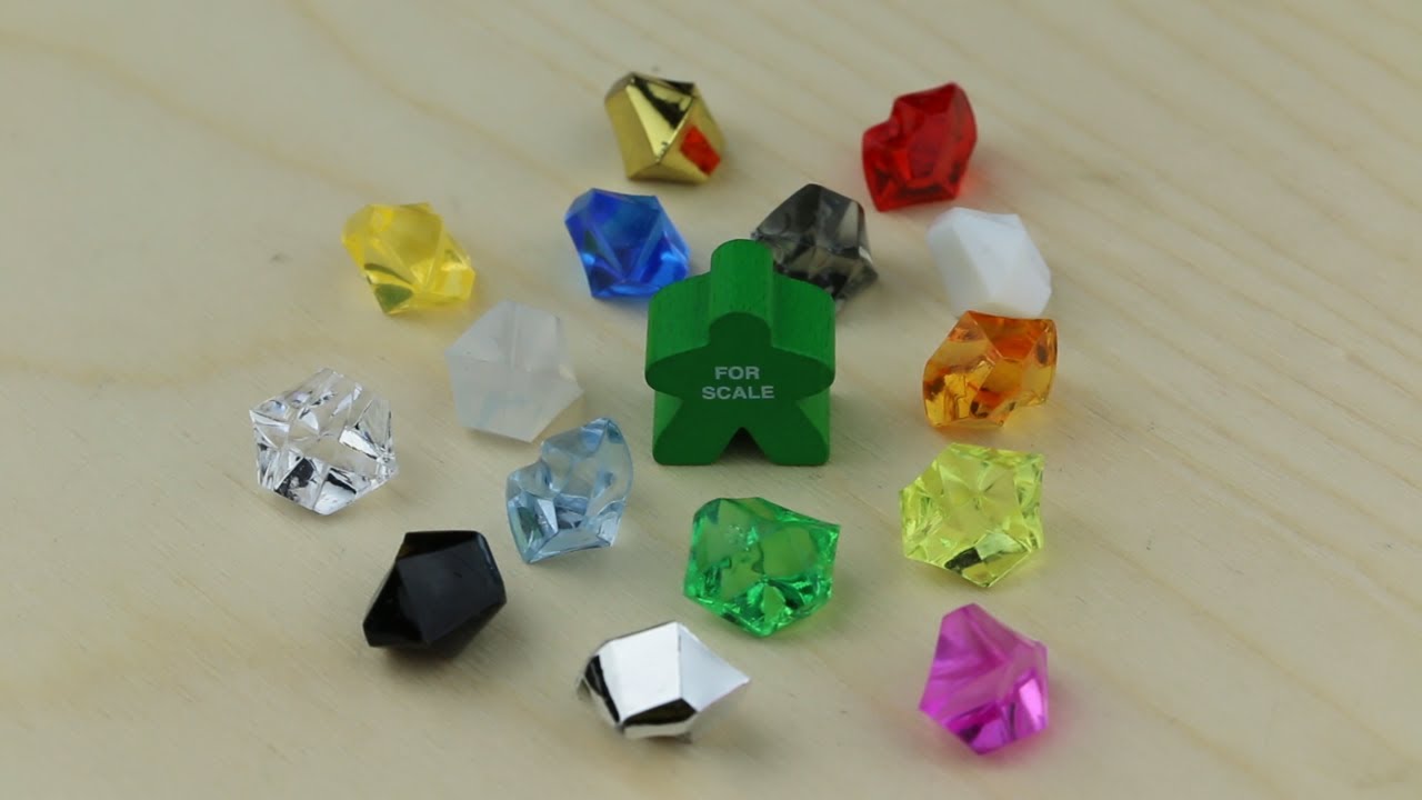 Crystal - Board Game Pieces from The Game Crafter - YouTube