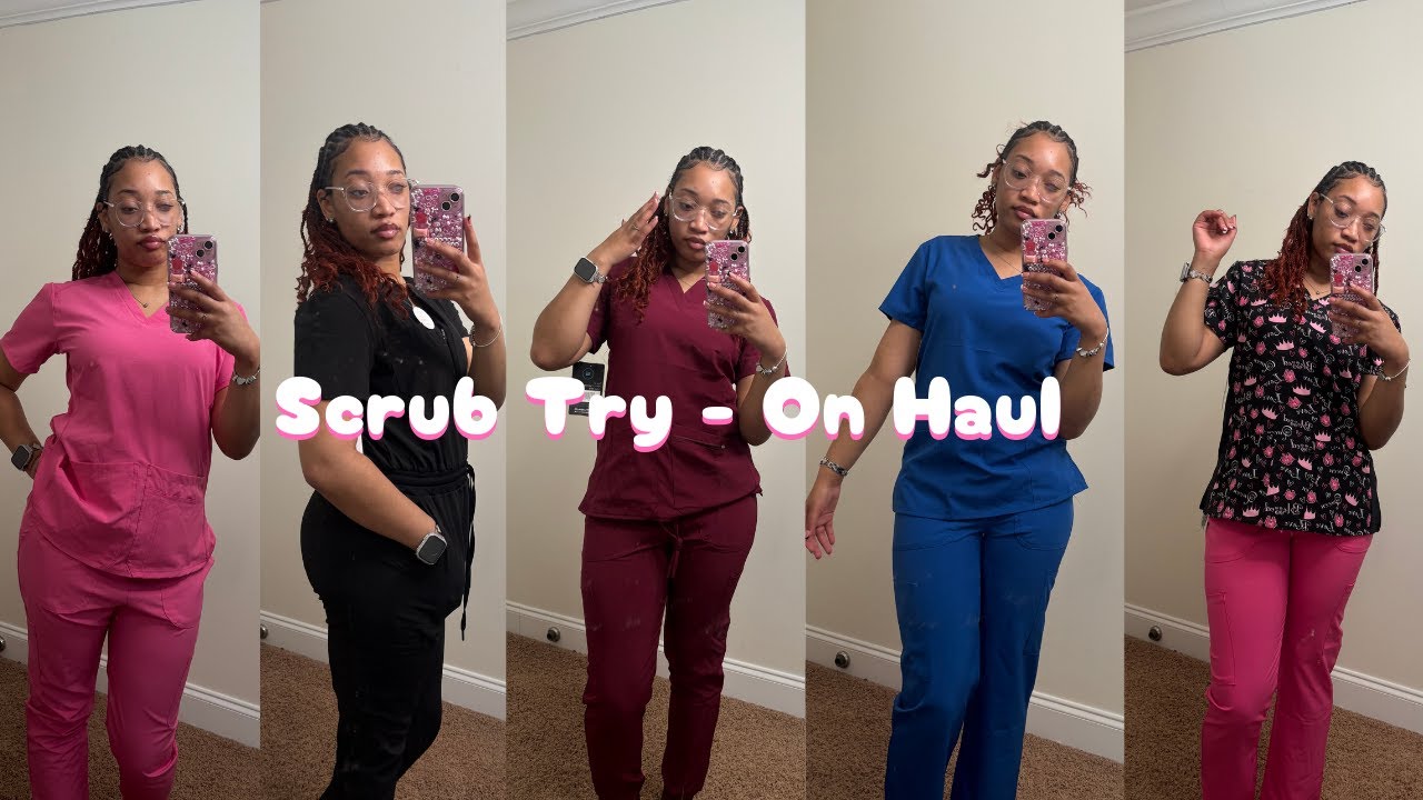 Affordable CNA Scrub Try - On Haul | Citi Trends Scrubs🩷 - YouTube