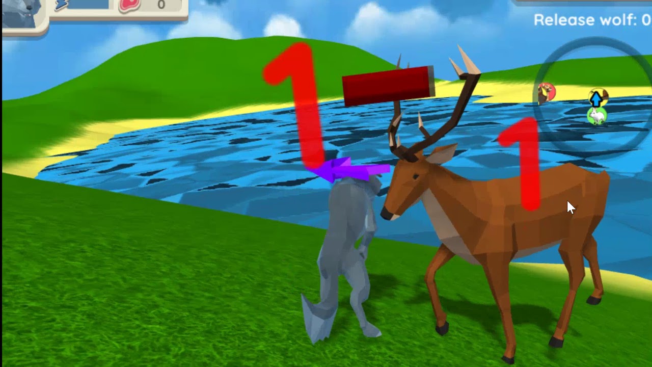 Wolf Simulator Wild Animals 3D walk through bestcrazygames - YouTube