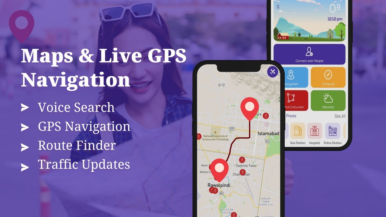 Maps & Live GPS Navigation App - YouTube