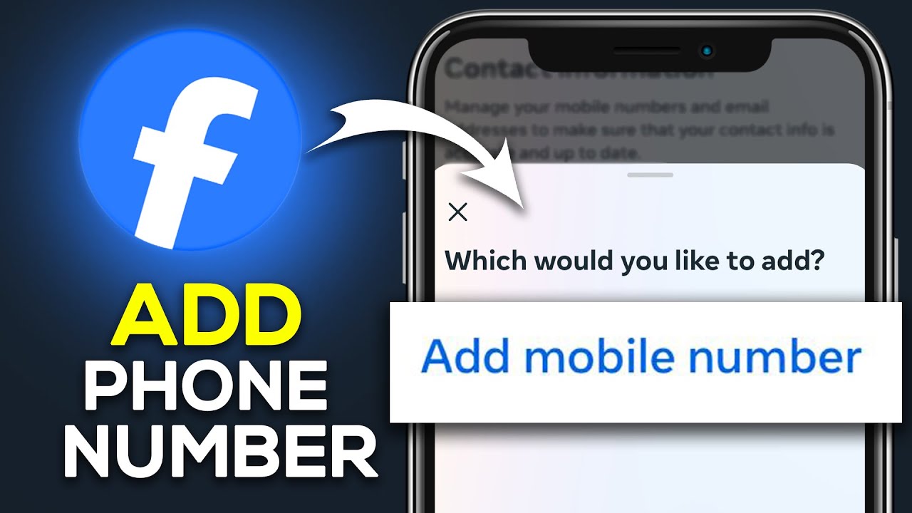 How To Add Phone Number On Facebook (2025) - Easy Guide - YouTube