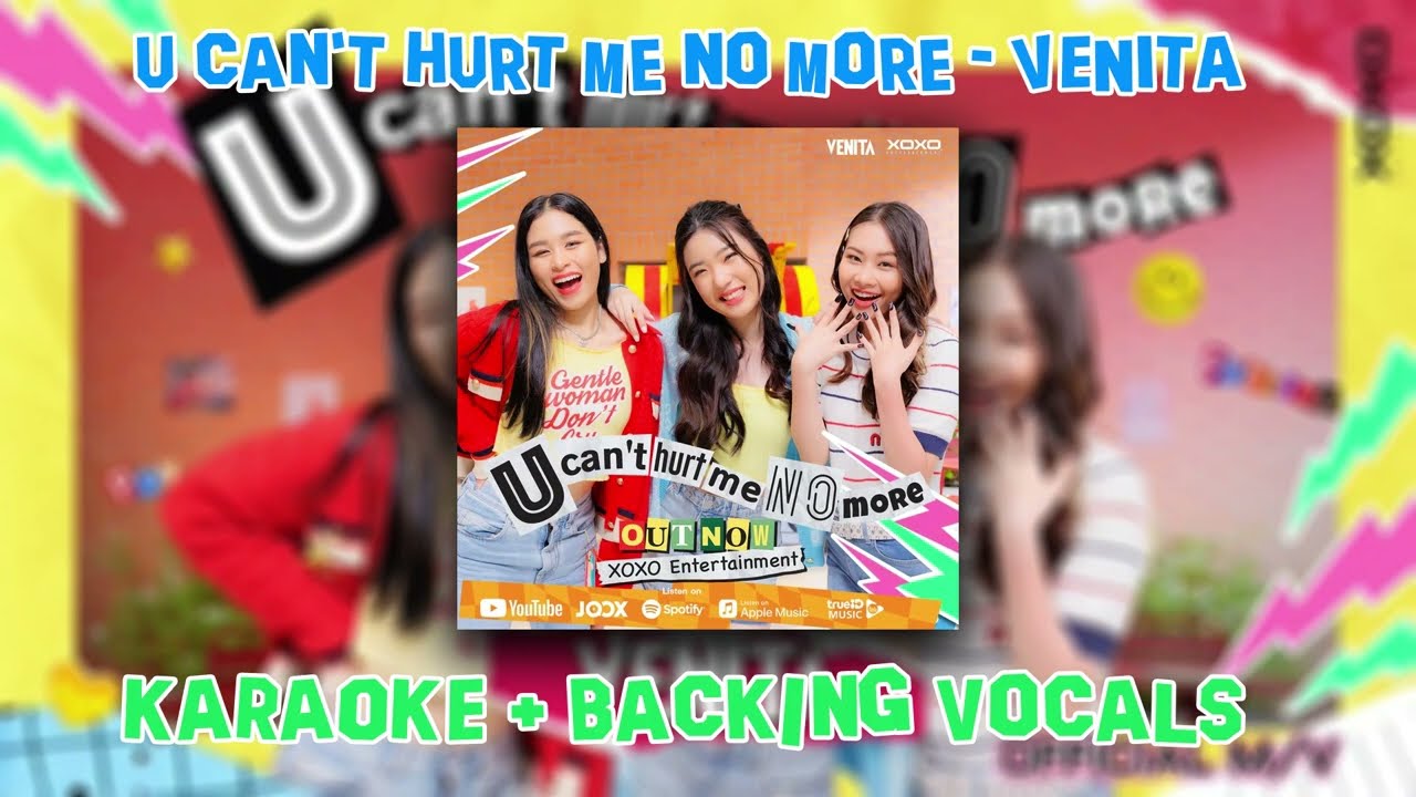 VENITA - U can't hurt me no more | Karaoke Instrumental with backing vocals - YouTube
