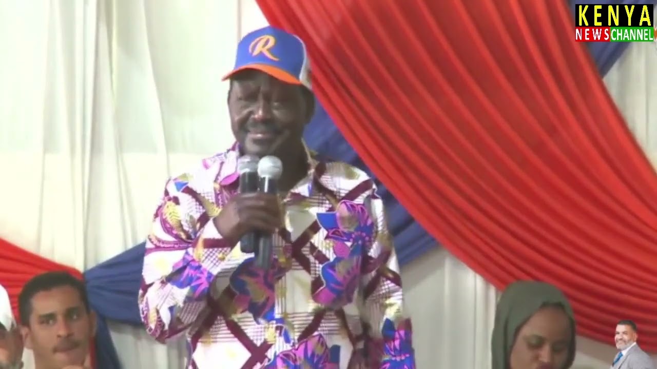 RAILA ODINGA SPEECH TODAY IN MOMBASA AZIMIO GUBERNATORIAL RALLY - YouTube
