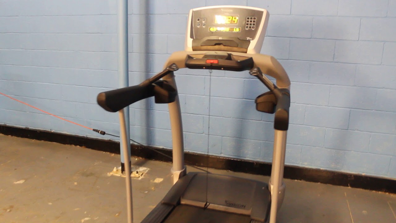 Vision Fitness T80 Treadmill used - YouTube