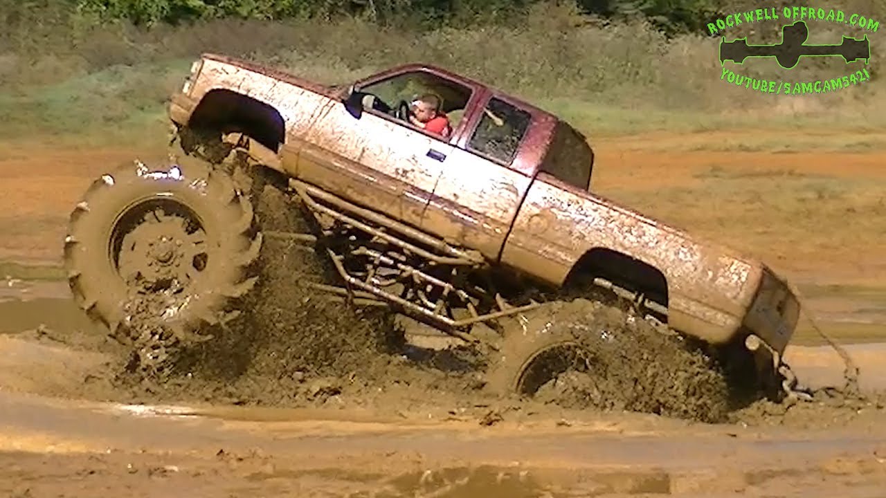 Z71 ON HUGE TRACTOR TIRES GOES DEEP - YouTube