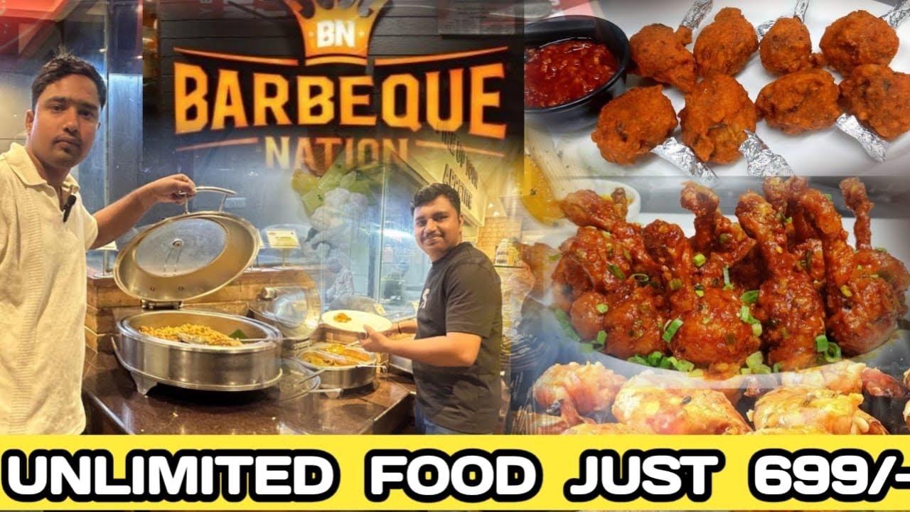 Barbeque Nation Unlimited Food @ ₹699 😍 | 1.5K Subscribers Celebration ...