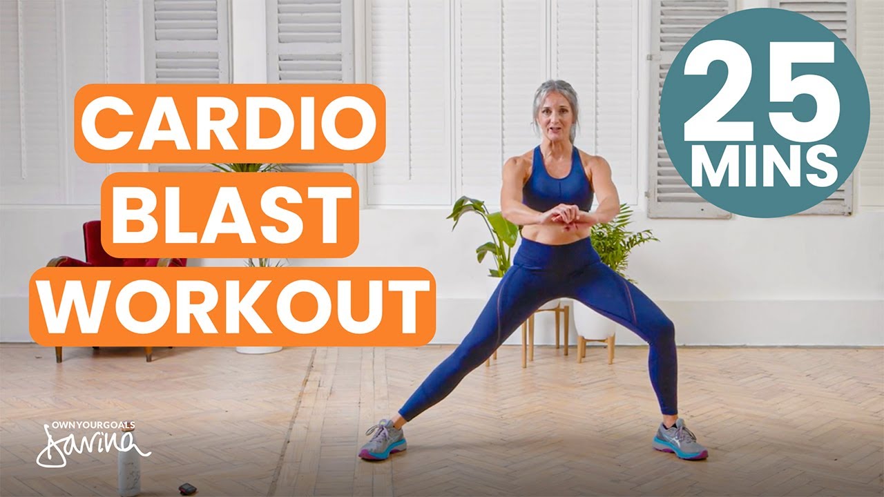 Cardio Blast WORKOUT | 25 MINUTES | Own Your Goals - Davina McCall ...