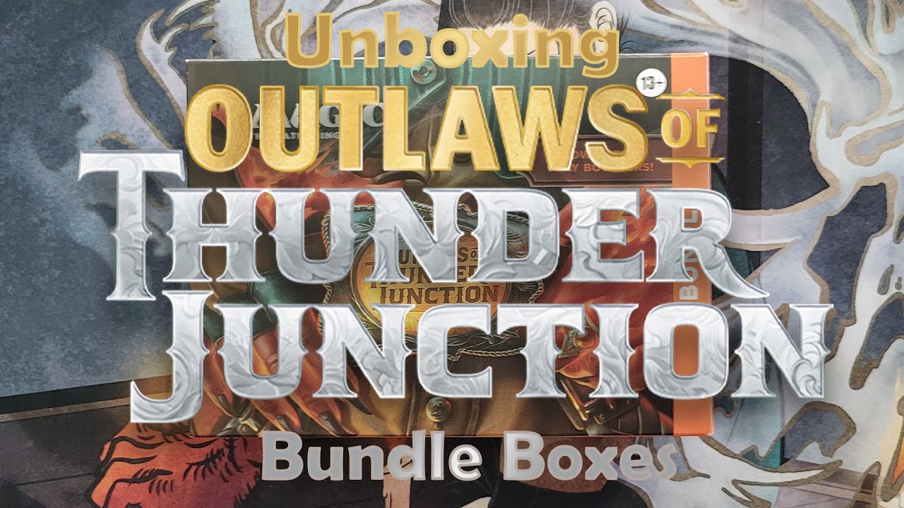 Unboxing Outlaws of Thunder Junction Bundle Boxes | Magic the Gathering ...