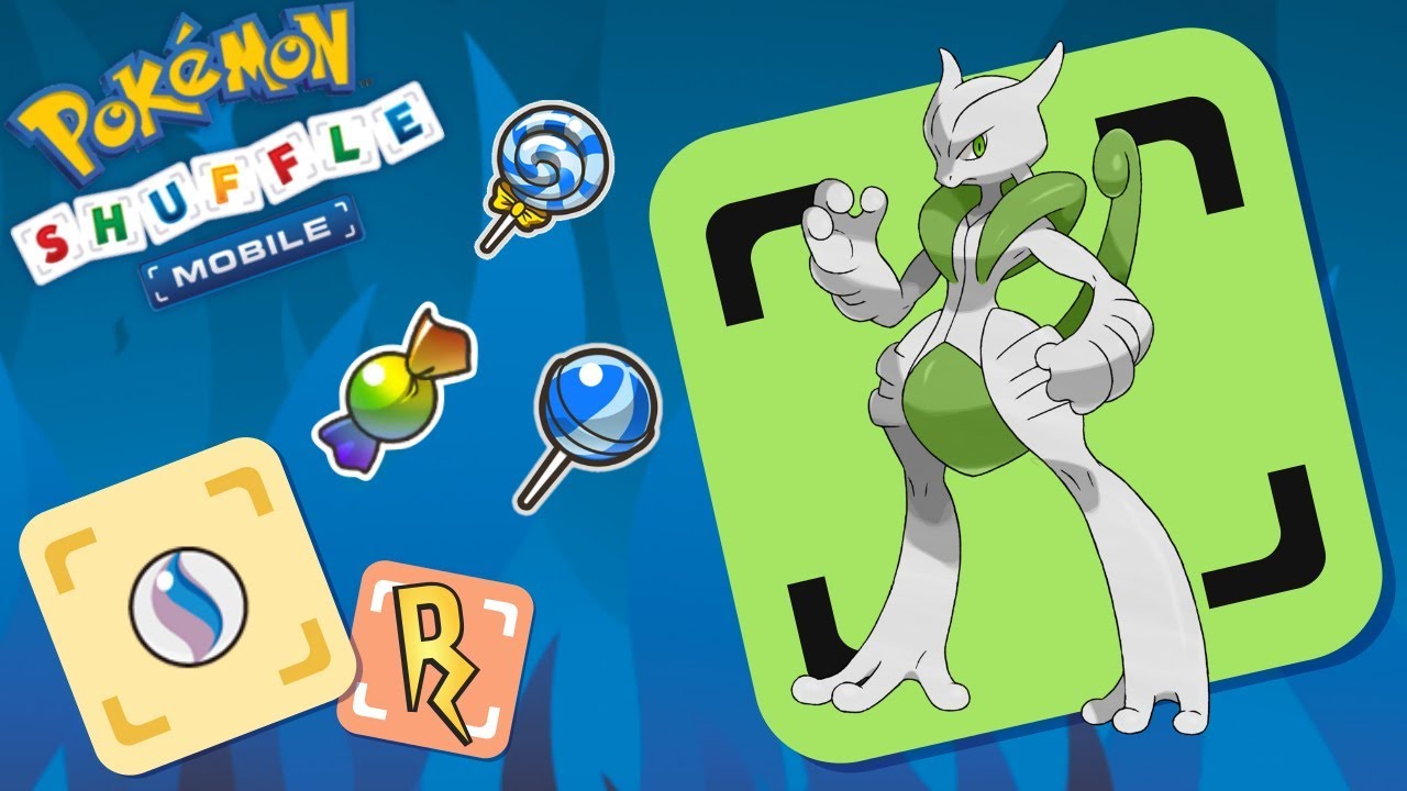 Pokémon Shuffle Mobile | MEGA-MEWTWO X SHINY Competición - YouTube