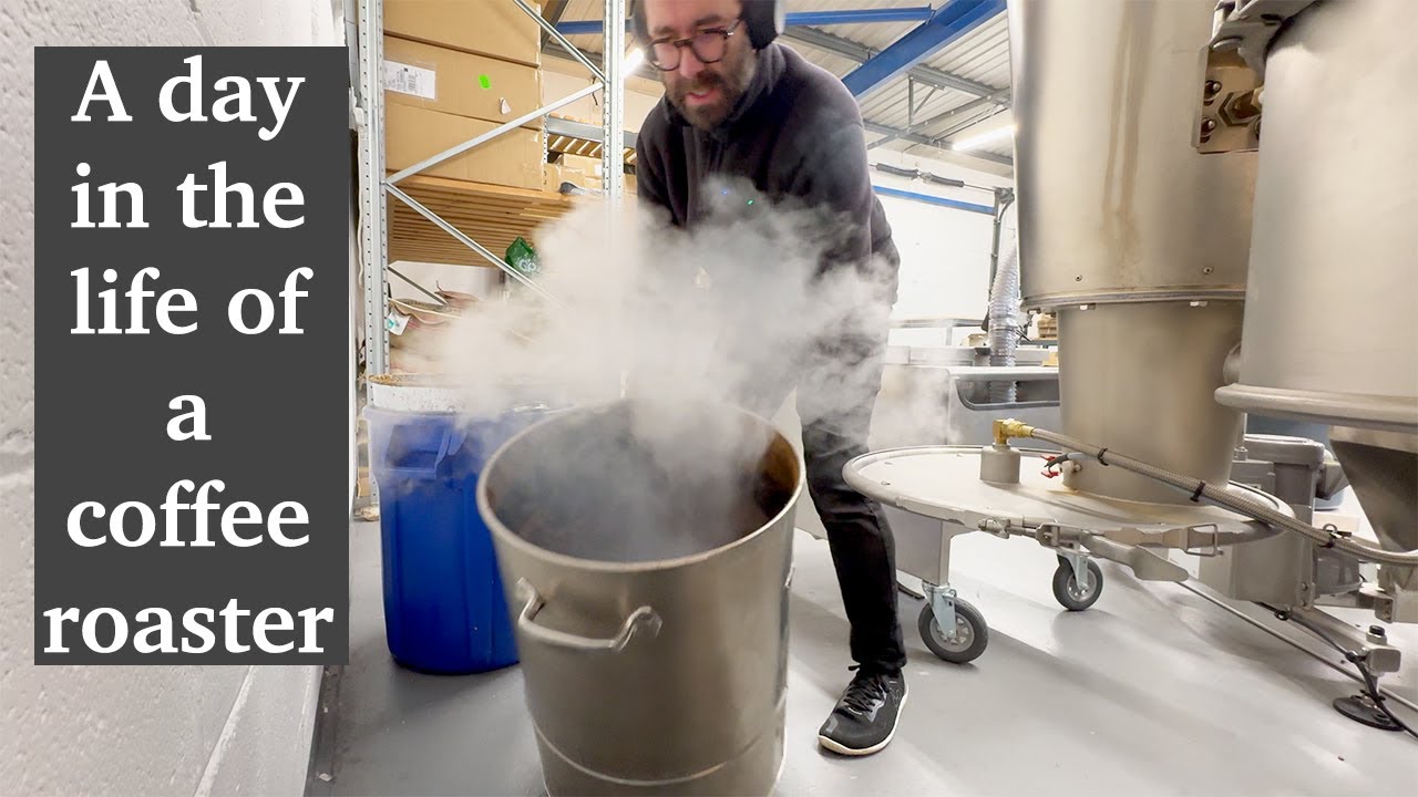 A day in the life of a coffee roaster. - YouTube