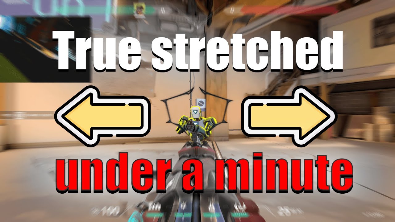 True Stretched Resolution Valorant ( under a minute ) - YouTube