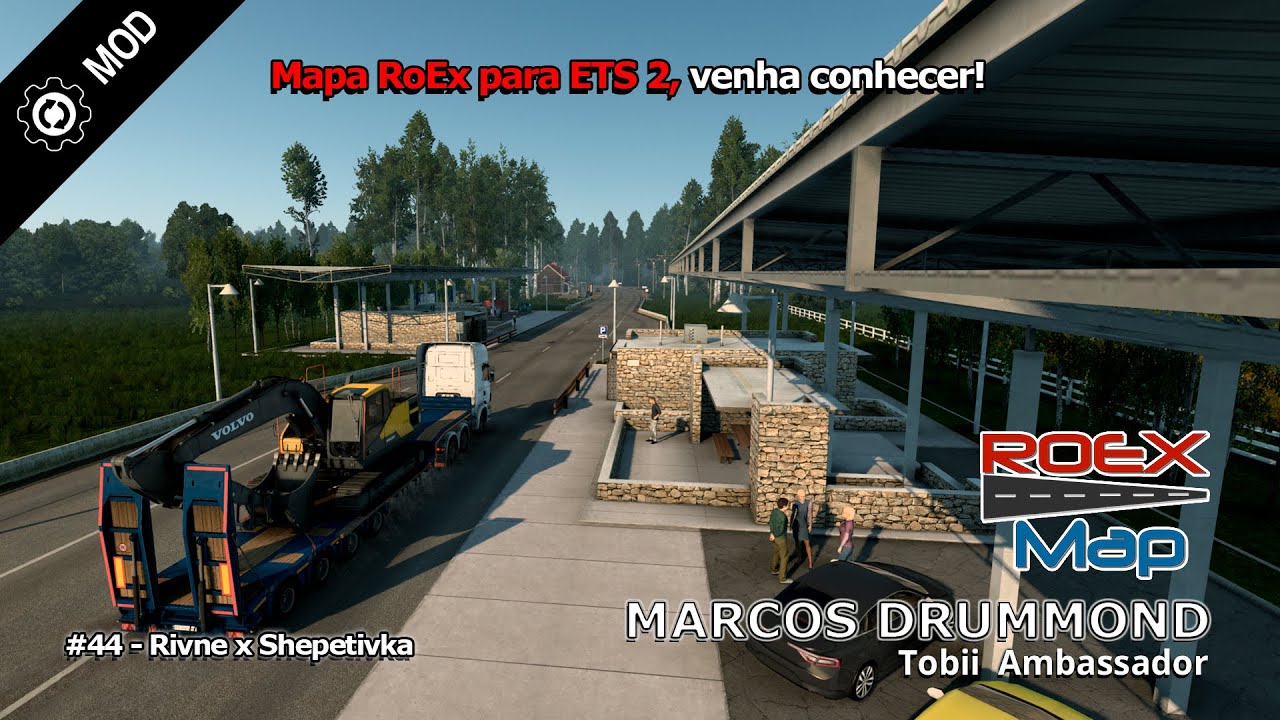RoEx - RoExtended - Mapa Mod para ETS 2 # 44 - Rivne x Shepetivka - YouTube