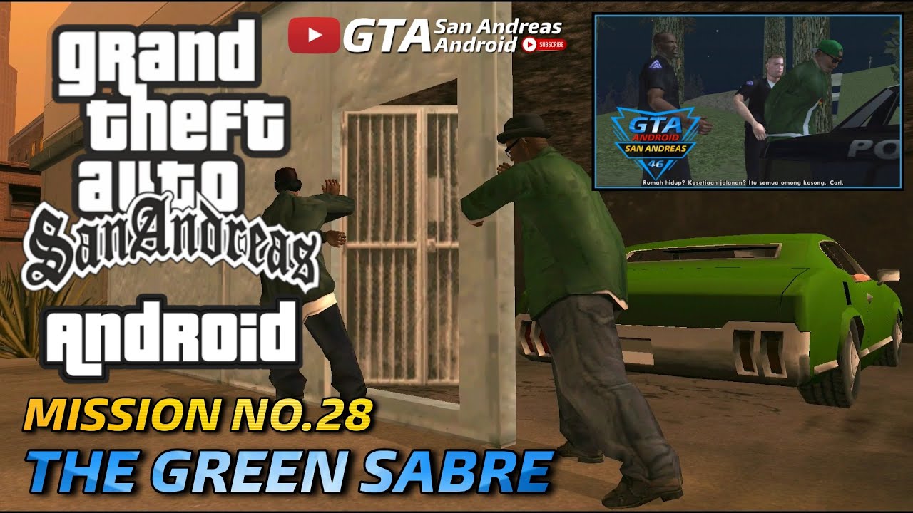 The Green Sabre GTA San Andreas Android Mission #28 | Cara ...