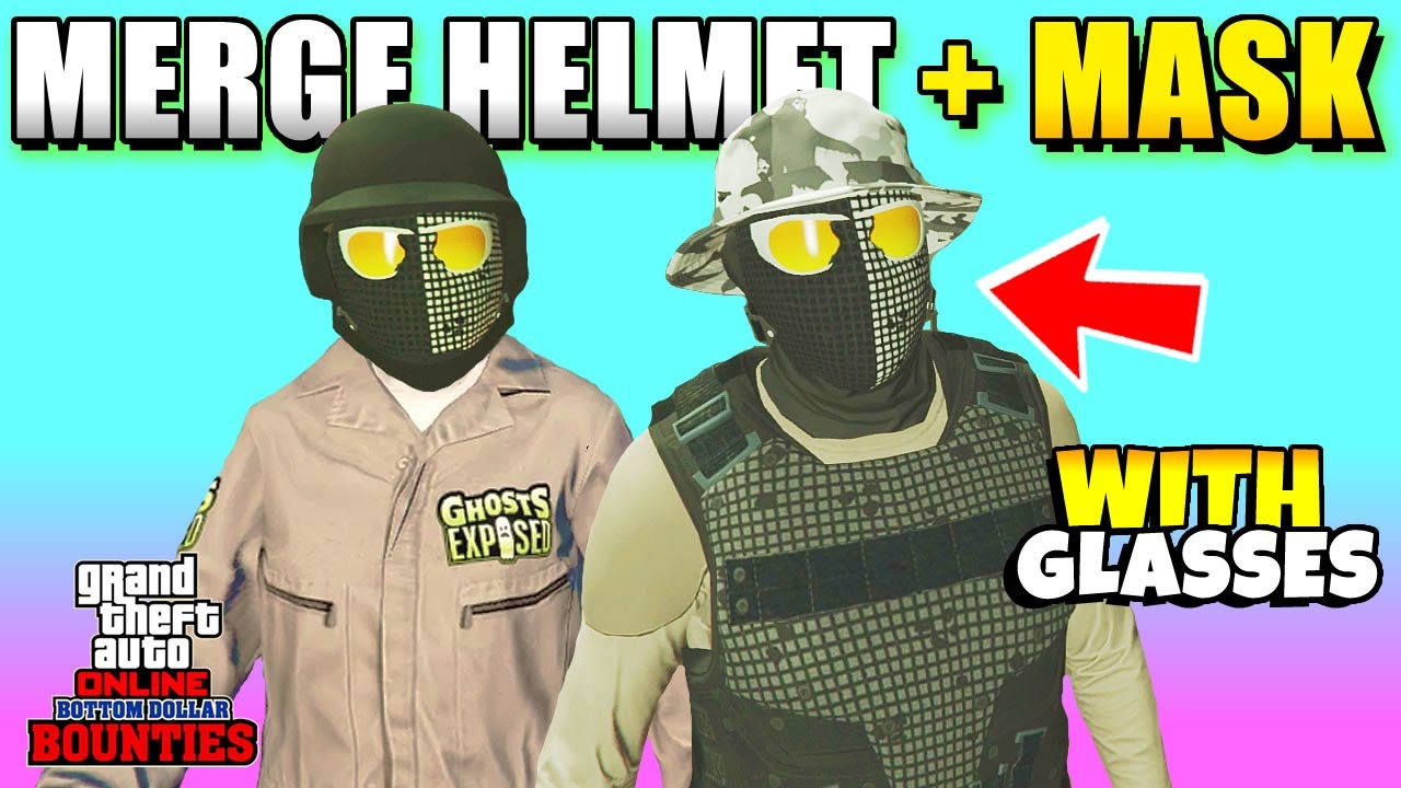 GTA 5 Online How to Merge Hat and Mask (with Glasses) New Telescope ...