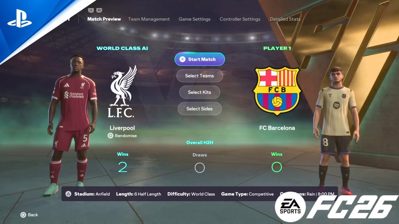 Liverpool vs Fc Barcelona Fc 26 | Ps5 Gameplay - YouTube
