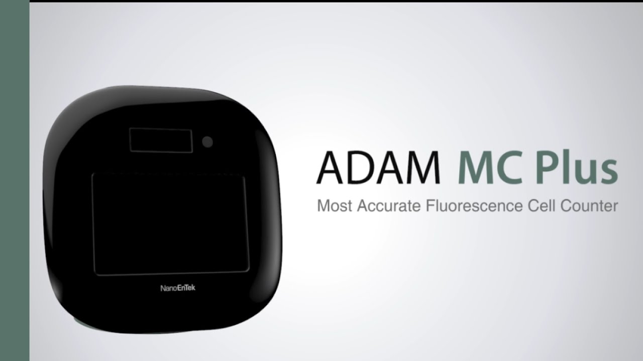ADAM™ MC Plus, Most Accurate Fluorescence Cell Counter - YouTube