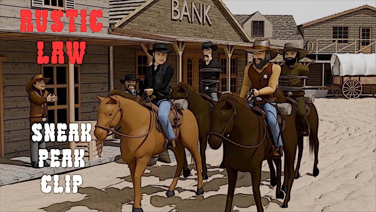 Western: RUSTIC LAW - Sneak Peak Clip - #blender3d #3danimation # ...