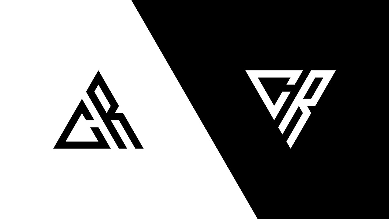 CR Triangle Lettermark | Illustrator Tutorial - YouTube