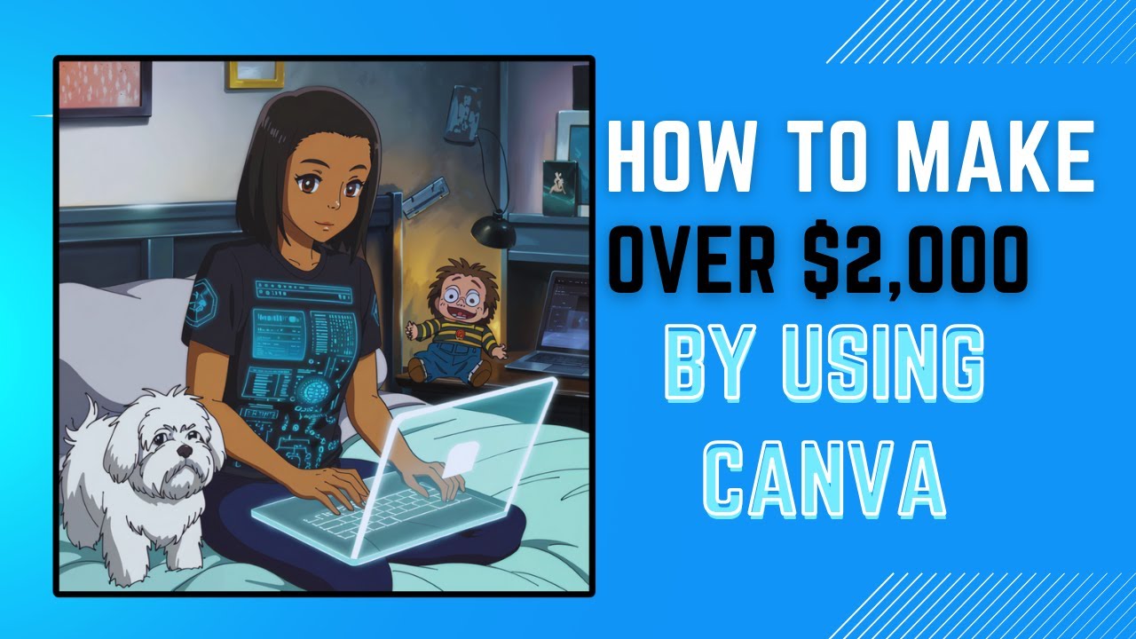 How to Use Canva to Make Money| Make Over $1,000 a Month by Using Canva ...