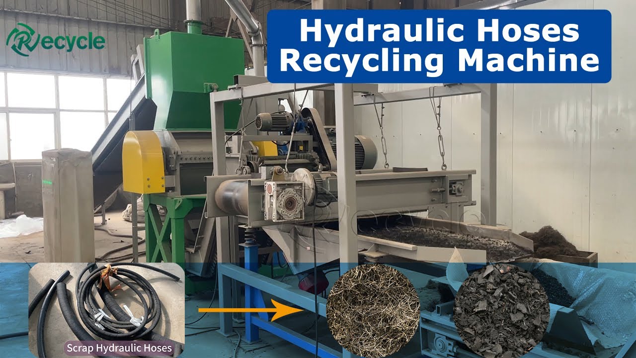 How to Recycle Hydraulic Hoses?Turn Waste into Treasure - YouTube