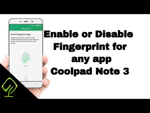 How to Enable or Disable Fingerprint for any app on Coolpad note 3 or ...