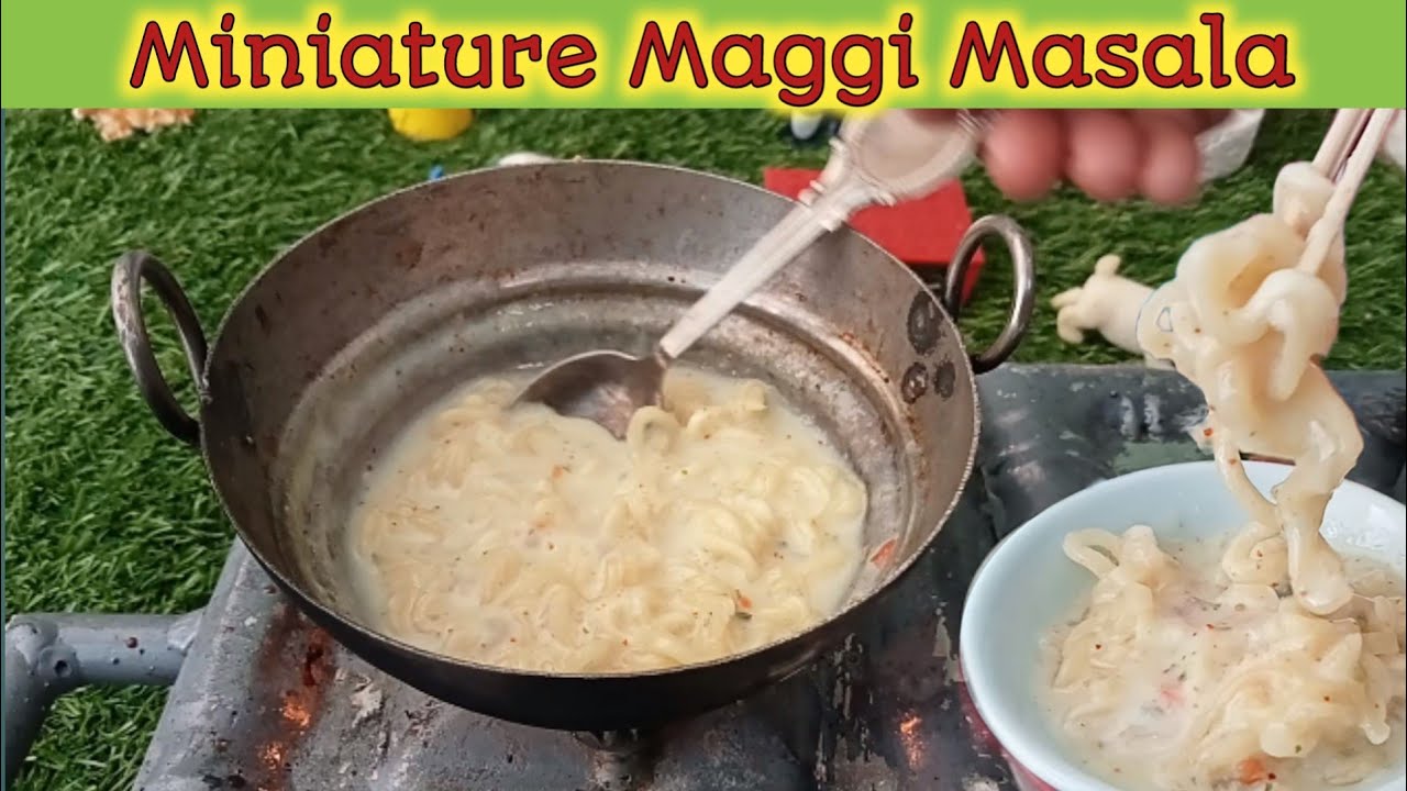 Miniature Maggi Masala | Creamy Maggi Masala Recipe| Desi Tarka ...