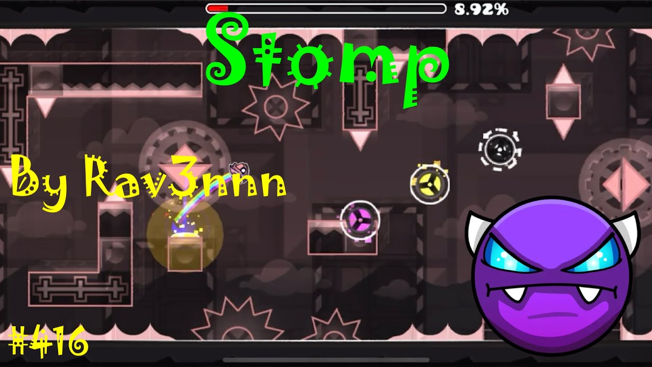 Geometry Dash - W. D. #416: Stomp by Rav3nnn - YouTube