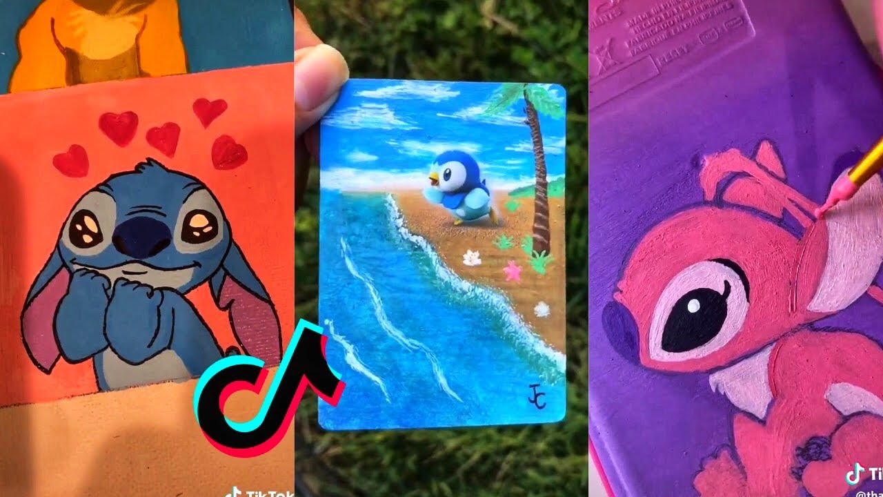 People Painting Things on TikTok for 7 Minutes Straight Part 6 | Tik ...