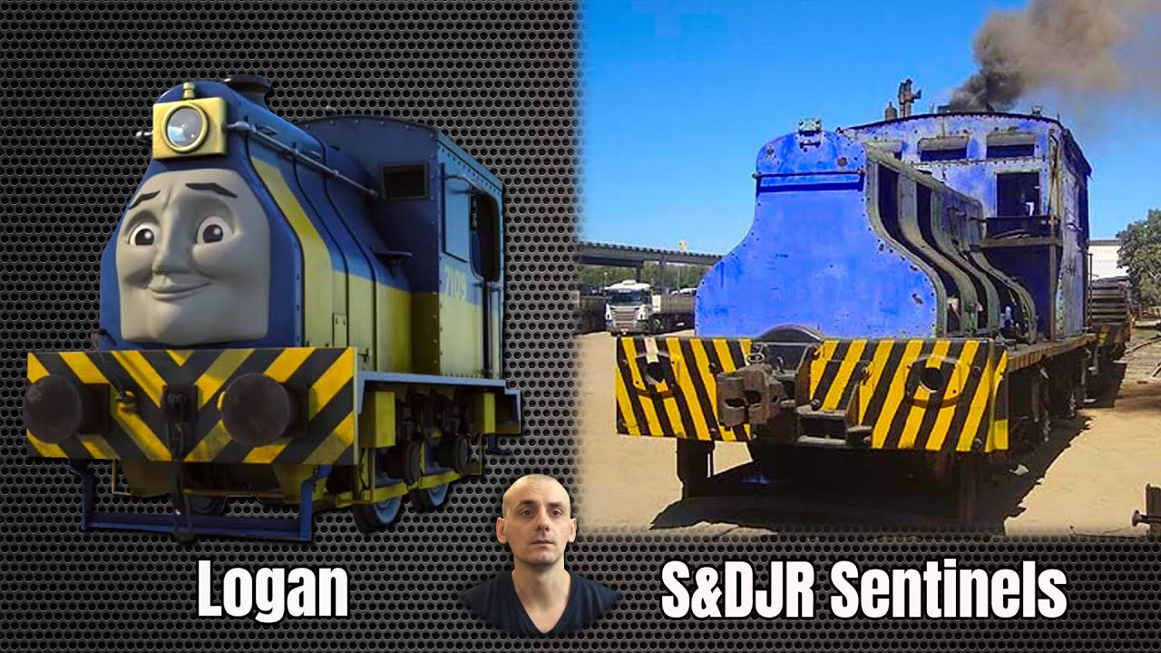 Logan and the Big Blue Engines in Real Life - YouTube