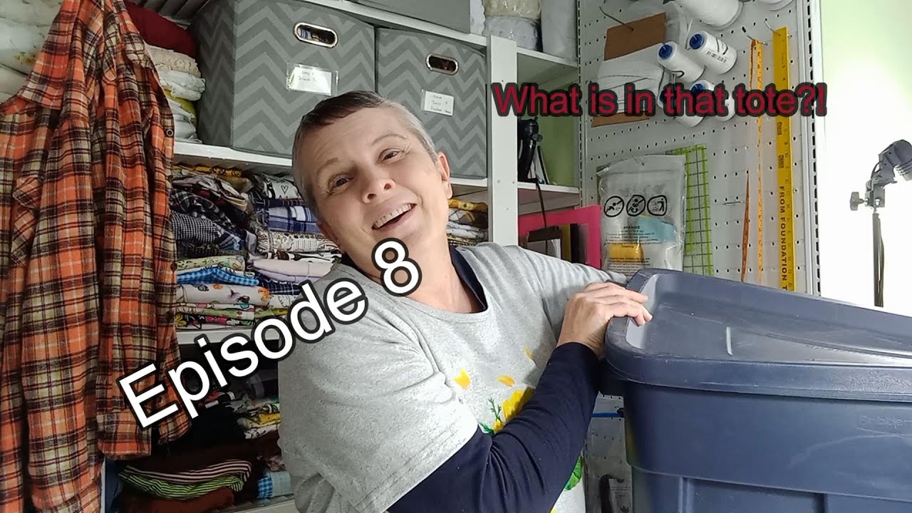 Upcycle clothing challenge: Episode 8 "what is in that tote"? - YouTube