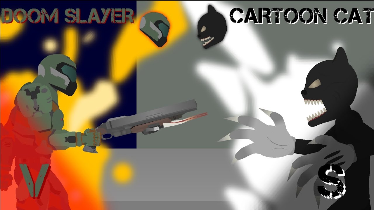 Doom Slayer vs Cartoon Cat - YouTube