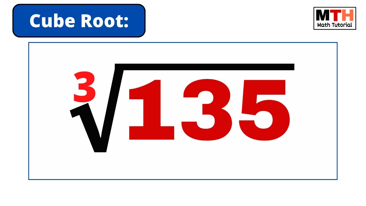 Cube Root Of 135 YouTube