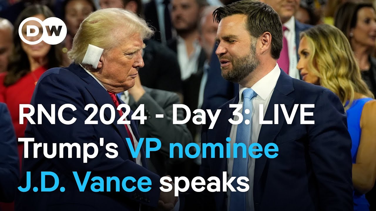 Republican National Convention 2024 - Day 3: J.D. Vance gives first ...