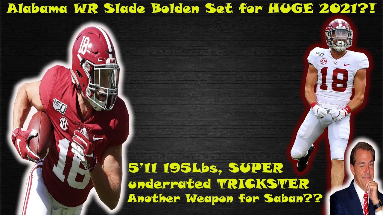 Alabama and Nick Saban have TRICKY Playmaker! Slade Bolden Film Review ...