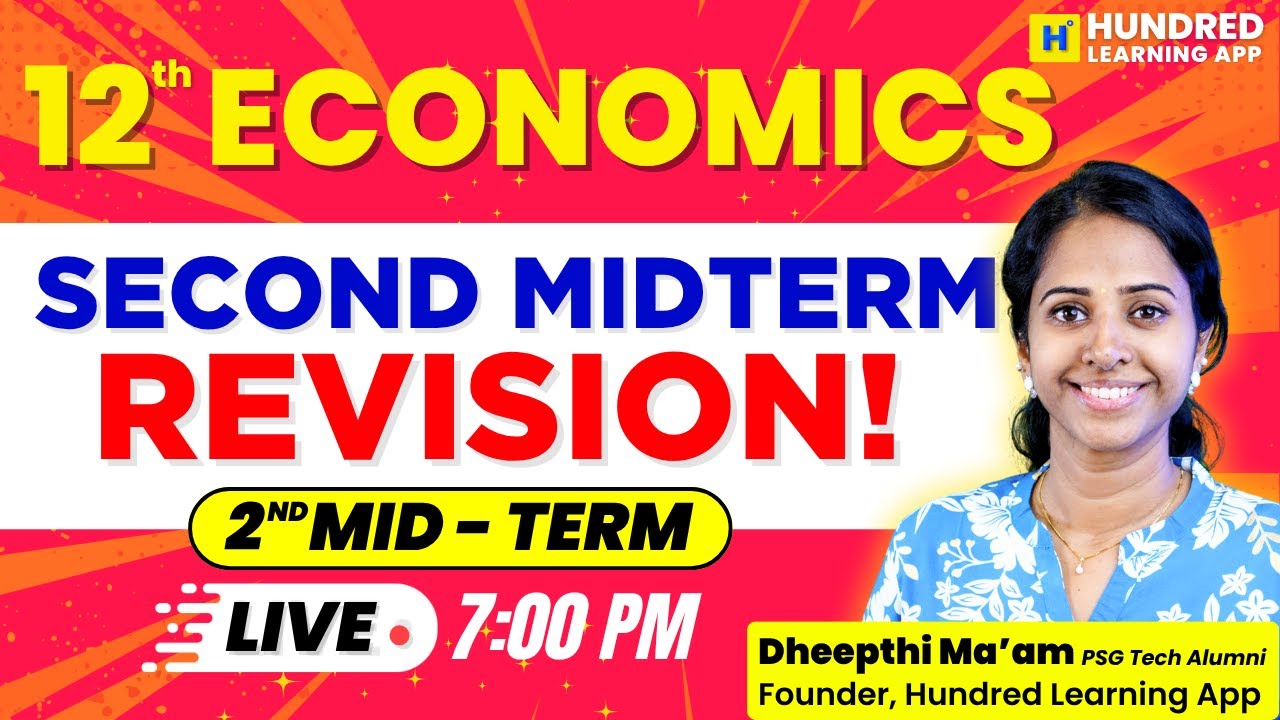 12th Economics 2nd Mid - Term Revision #12th #economics - YouTube