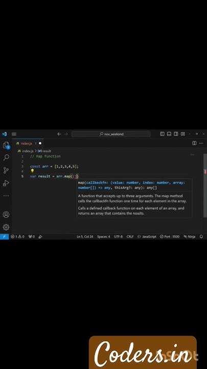 map() function #coders #tamil #coder #coding #js #youtubeshorts #shortsfeed #shortvideo #shorts ...