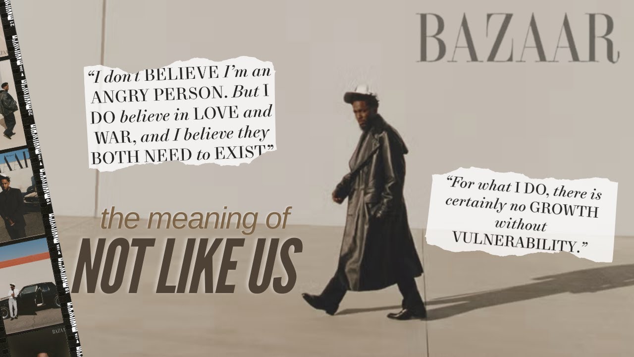 Kendrick Lamar's Harper Bazaar Interview Break Down │ Meaning of Not ...