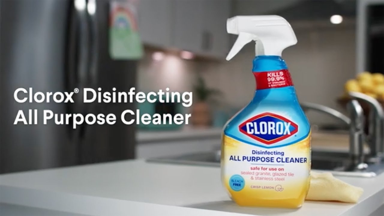 All-Purpose Clean: Clorox Disinfecting Cleaner for Every Surface - YouTube