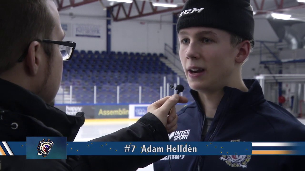 Borlänge HFs #7 Adam Hellden efter Kiruna hemma i ATG Allettan norra ...